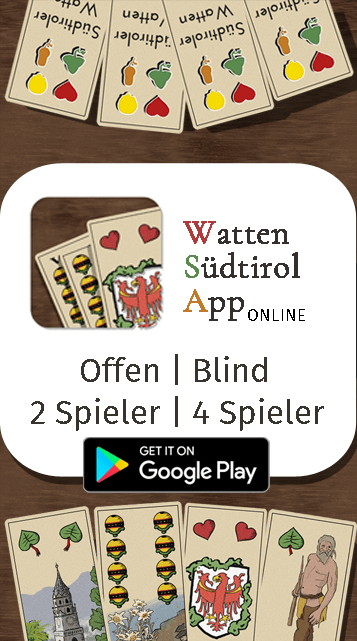 ️ Online Watten Südtirol App - Kostenlos & ohne Anmeldung